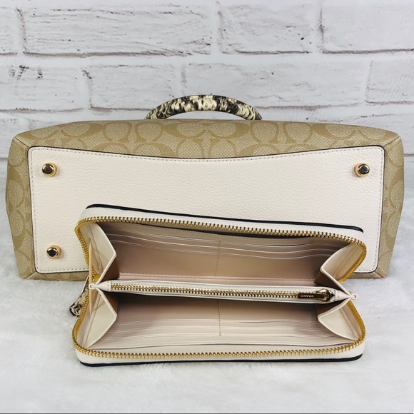 Coach | Bags | 2pcs Coach Mx Sage Carryall Wallet Wristlet Set | Poshmark